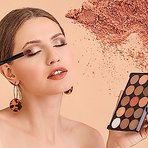 Banidy Eye Makeup Brushes 10pcs Eyeshadow Brushes Professional Eyebrow Eyeliner Makeup Brushes Set with Soft Synthetic Hairs & Real Wood Handle for Eyeshadow,Eyebrow, Eyeliner,Concealer,Foundation, Powder, Blending