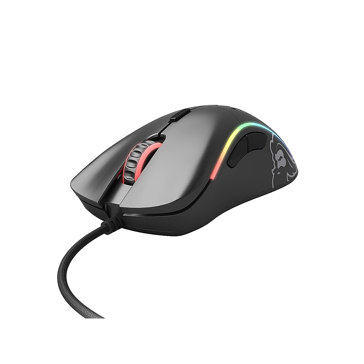 Glorious Gaming Model D Wired Gaming Mouse - 68g Superlight Honeycomb Design, RGB, Ergonomic, Pixart 3360 Sensor, Omron Switches, PTFE Feet, 6 Buttons - Matte Black