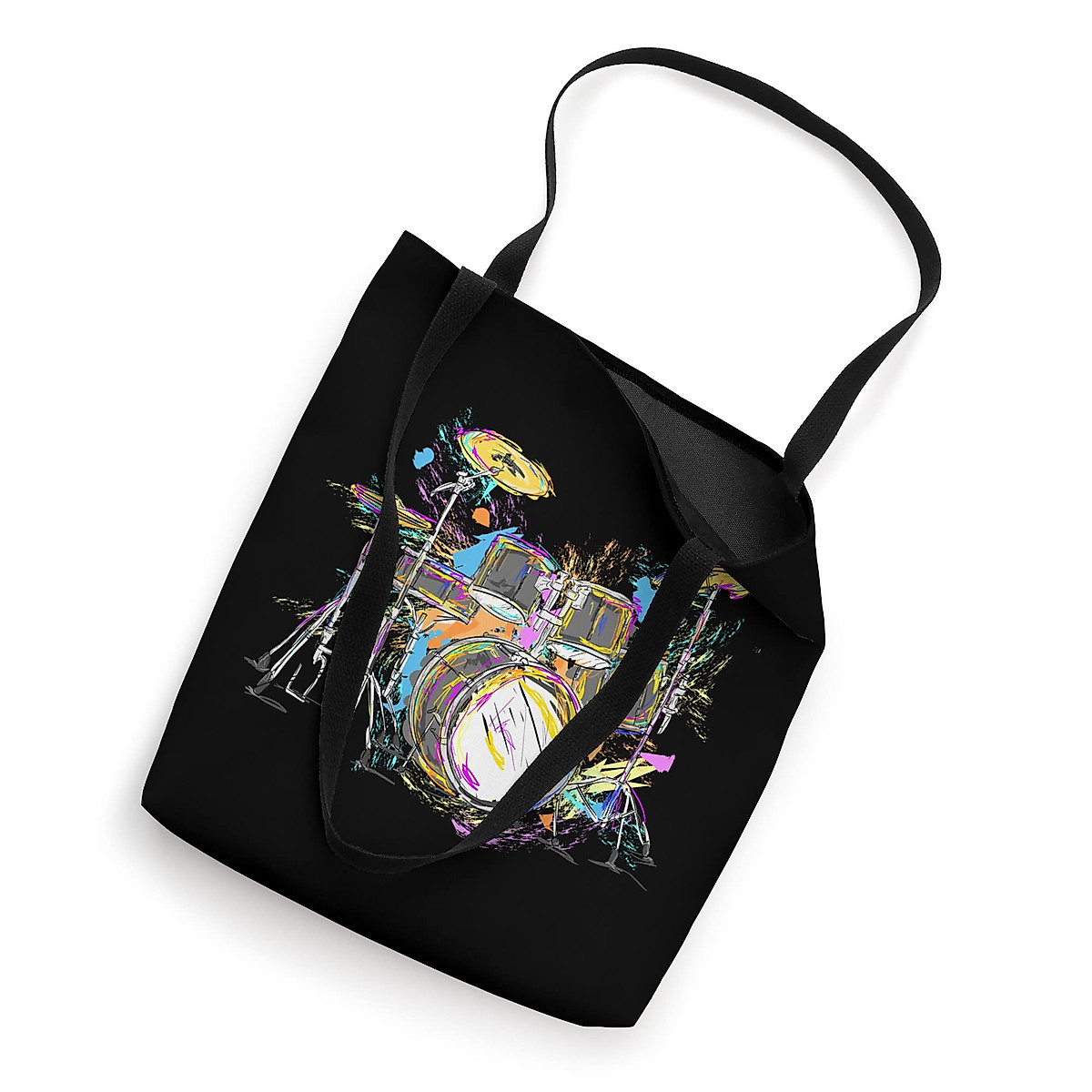 Abstract art drums musician music band throne noose Tote Bag