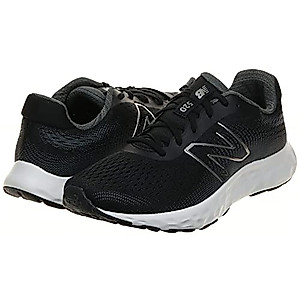 New Balance Men's 520 V8 Running Shoe, Black/White, 9 Wide