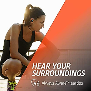 Plantronics BackBeat FIT 2100 Wireless Headphones, Sweatproof and Waterproof In Ear Workout Headphones, Grey - 212201-99 (Renewed)