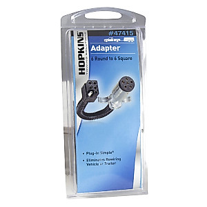 Hopkins 47415 6 Pole Round to 6 Pole Square Adapter