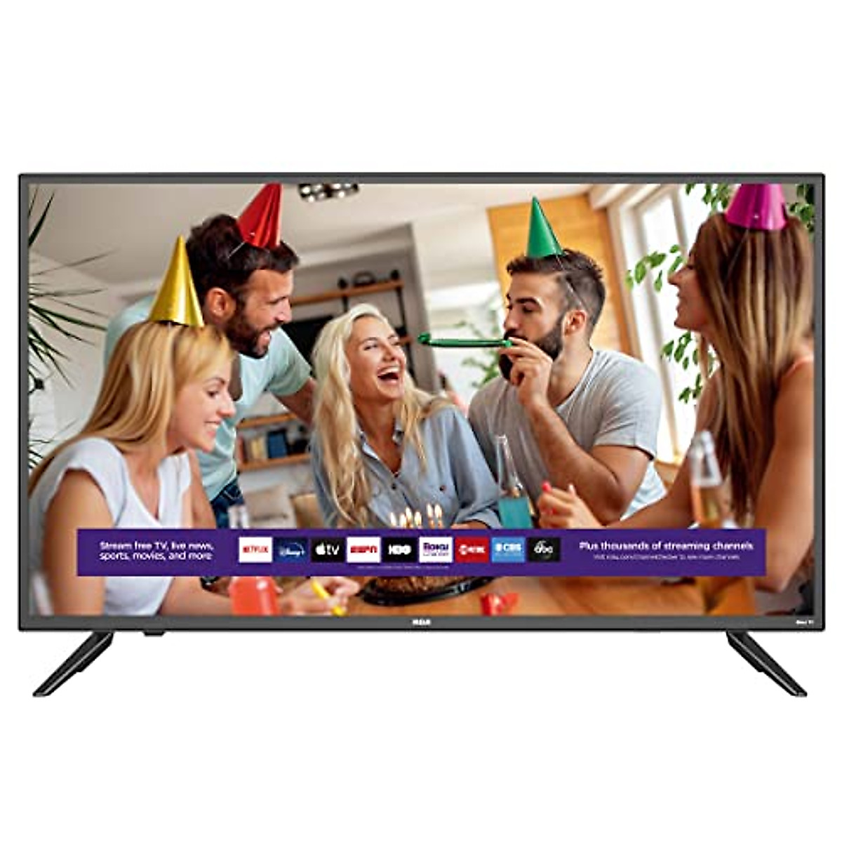 RCA 40-inch Full HD 1080p Roku Smart LED TV - RTR4061, 2021 Model