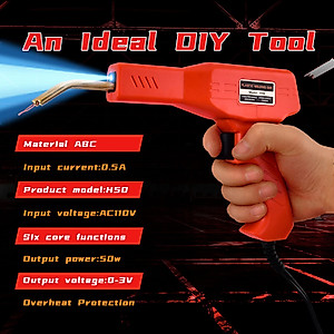 Wrdlosy Plastic Welder, Multipurpose Fit, Plastic Welding Kit, Quick Operation, Plastic Repair Welder Kit, More Comfortable Portable, An Ideal DIY Tool