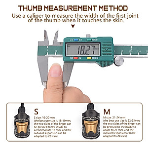TY Archery Soft Leather & Brass Thumb Ring Archery Finger Protector for Mongolian Reurve Bow Finger Guard for Traditional Bow Shooting