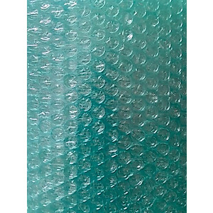 Bubblefast! 2 Rolls of 150' x 12" Small (3/16") Green Bubble Cushioning Wrap made from Recycled Materials 300 sq ft Total