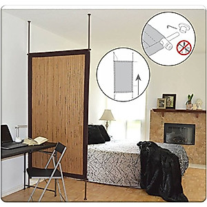 Versailles Home Fashions PP014-12 Bamboo Privacy Panel, 4 x 38 x 68 inches, Walnut