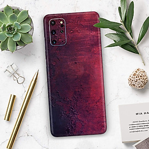 DesignSkinz Abstract Fire & Ice V9 Protective Vinyl Decal Wrap Skin Cover Compatible with The Samsung Galaxy S20 (Screen Trim & Back Glass Skin)