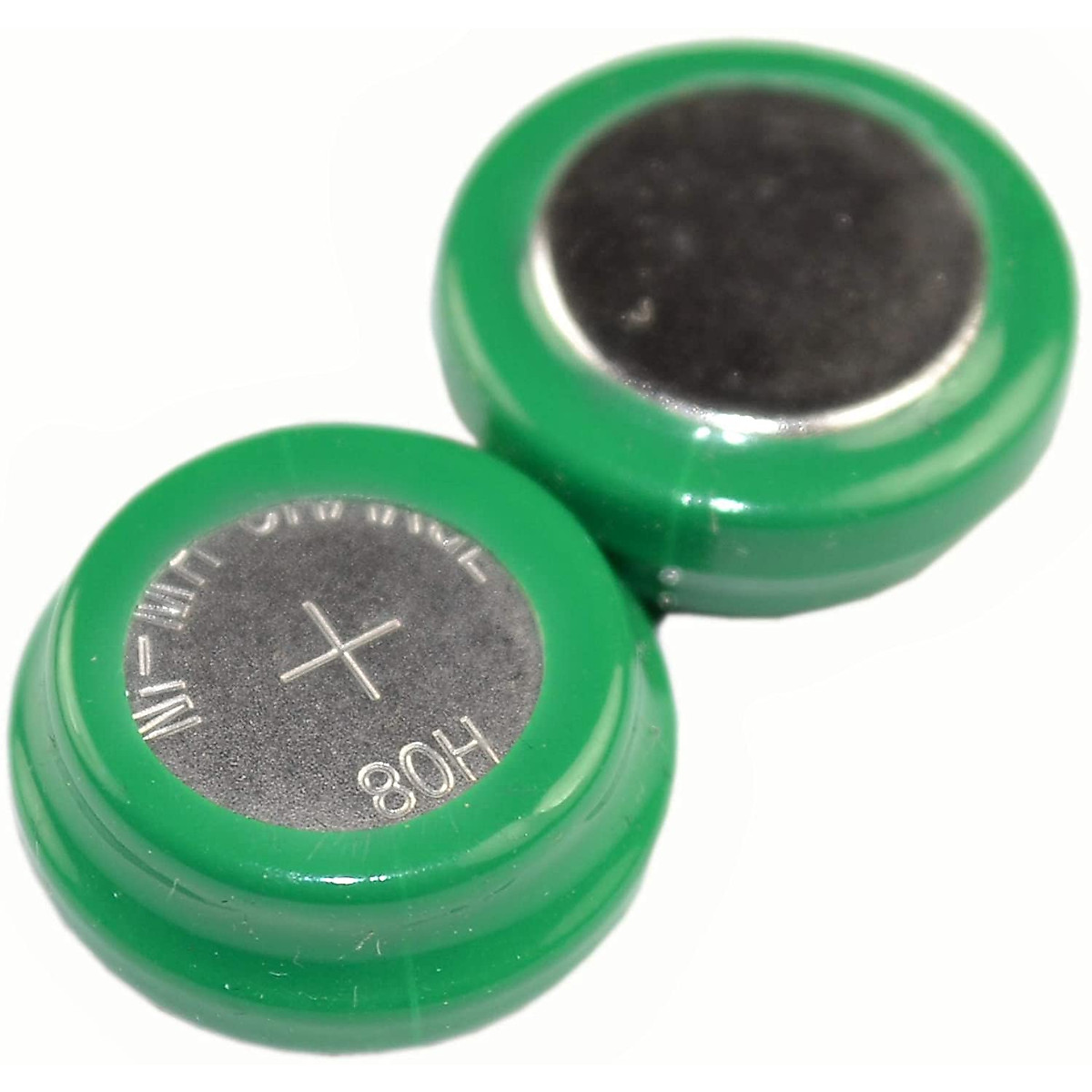 HQRP 2-Pack 2.4V 80mAh Ni-MH Cell Battery Compatible with V80H 80H 55608101501 Replacement