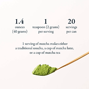 Naoki Matcha Superior Ceremonial Blend – Authentic Japanese First Harvest Ceremonial Grade Matcha Green Tea Powder from Uji, Kyoto (50g / 1.75oz)