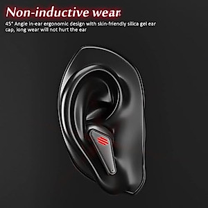 YOVDA Wireless Gaming Earbud, K98 Wireless Gaming Headphone with Charging Case and Built-in Mic, Bluetooth 5.1 Dual Game Music Mode Earbuds Wireless Headphones with 30 Hours Playtime, RGB