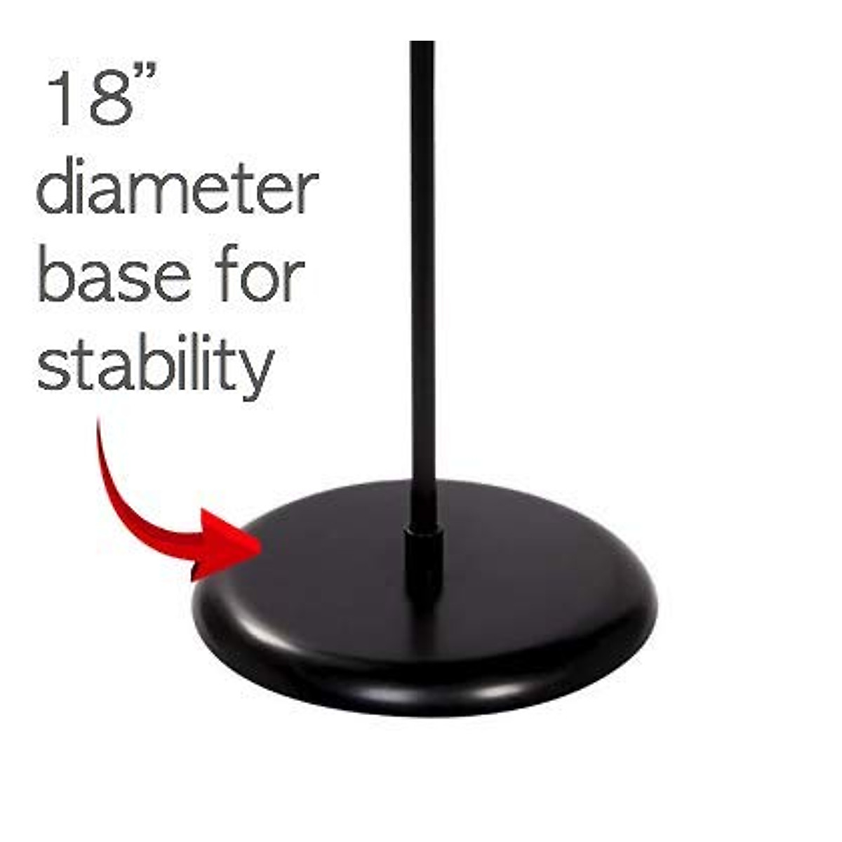 Only Hangers Textured Matte Black 29-Ball Spiral Clothing Rack