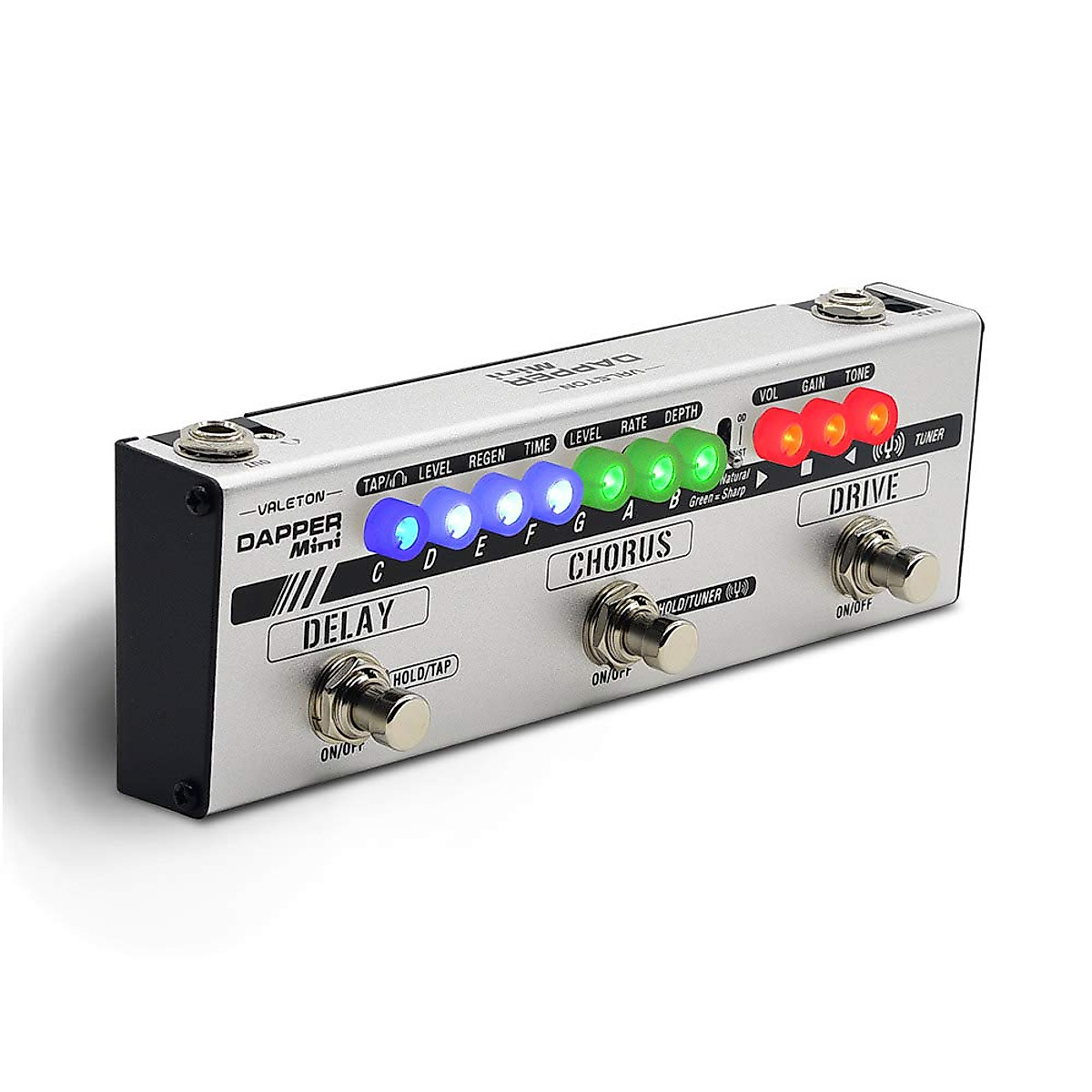 Valeton Dapper Mini Stage Session Gigging Gear Overdrive Distortion Chorus Delay Guitar Multi-Effects Pedal