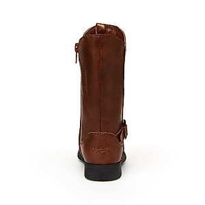 OshKosh B'Gosh Girls Lumi Knee High Boot, Chocolate, 8 Toddler