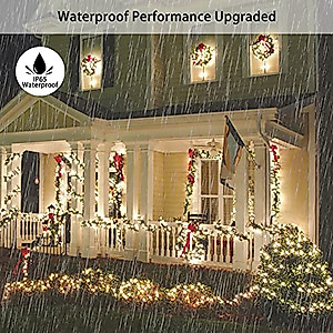 2-Pack Solar String Lights Outdoor, 480 LED Total & 170 Ft Ultra Long Starbright Solar Light with 1200mAh Battery, Solar Tree Lights for Garden Patio Yard Outdoor Christmas Decoration