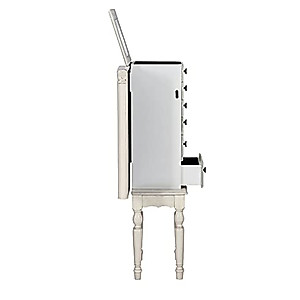 Powell Darcy Off White Jewelry Armoire