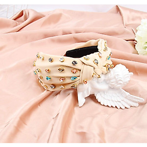 FEDANS Women Knotted Jeweled Headband Embellished Top Hairband ladies Twist Bohemian Hair accessories for Girls