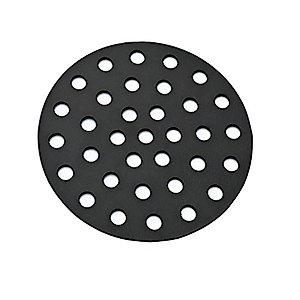 onlyfire Barbecue Cast Iron High Heat Charcoal Fire Grate Fits for Large/Minimax Big Green Egg Grill, 9-inch