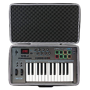 co2CREA Hard Travel Case replacement for Nektar Impact LX25+ Premium Midi Controller
