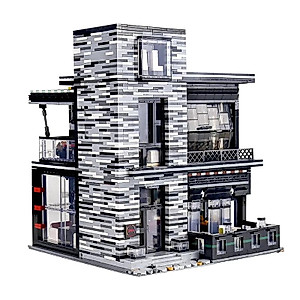 General Jim's Pub and Restaurant City Modular Building Blocks Toy Bricks Set Two Level Amazingly Detailed Building Bricks MOC Toy Set - for Teens and Adults