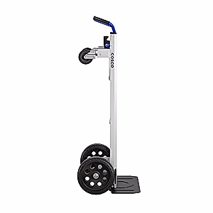 COSCO 12253BLU1E Next Gen 3-in-1 Folding Toe Plate Hand Truck, 800 lb/100 lb Weight Capacity, Blue