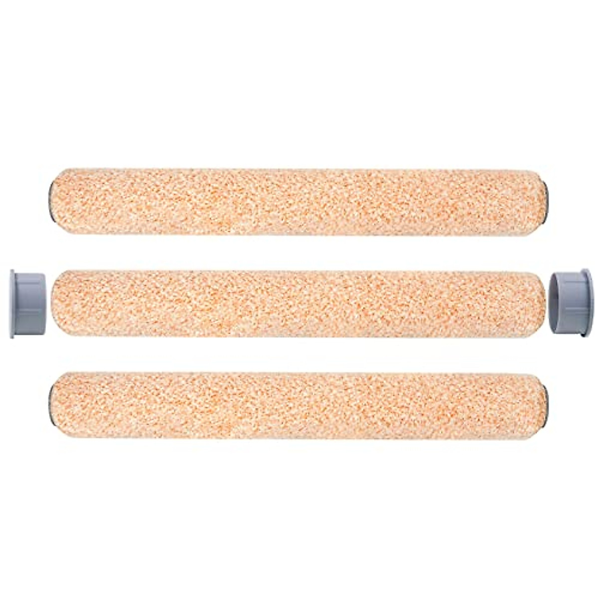 ROLLINGDOG 18 Inch Paint Roller Covers -18 Microfiber Paint Rollers for Ceiling,Wall,Floor,Decks Painting (Pack of 3, 3/8" Nap)