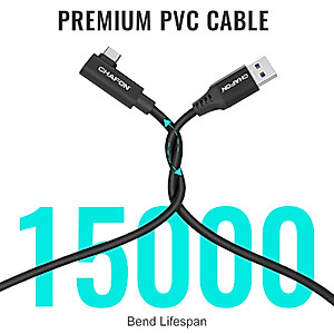 CHAFON Link Cable 16FT Compatible with Meta/Oculus Quest 2 Accessories and PC/Steam VR, High Speed & Stable PC Data Transfer, USB 3.0 to USB C Cable for VR Headsets and Gaming PC
