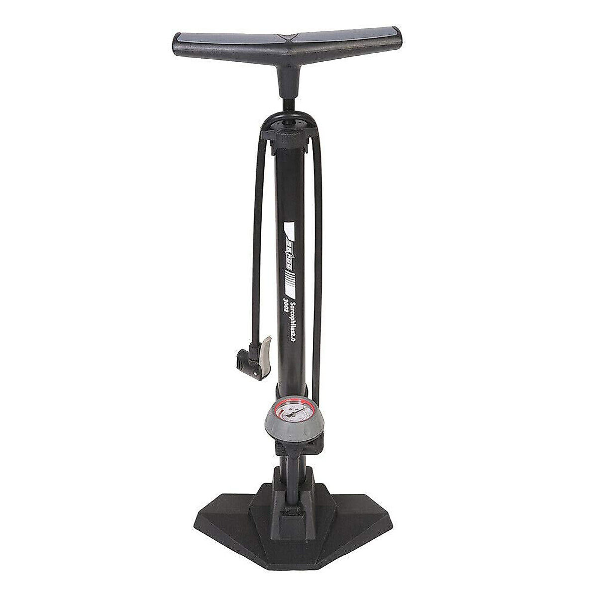 Bicycle Floor Air Pump with 170PSI Gauge High Pressure Bike Tire S8V0