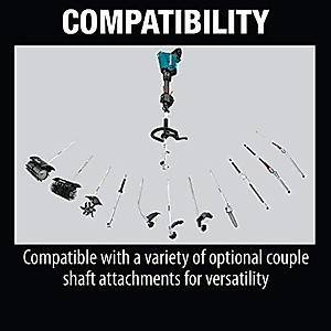 Makita XUX01Z 36V (18V X2) LXT® Brushless Couple Shaft Power Head, Tool Only