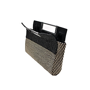 La Regale Chic Summer Shopper - Raffia Self Handle Carry All