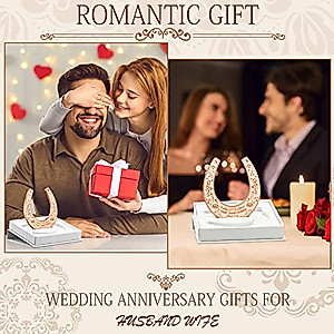 7 Year Anniversary Gifts for Him 7 Year Anniversary Wedding Gift for Couple 7 Years of Marriage Lucky Horseshoe Copper 7th Wedding Anniversary gifts for Him with Box Gifts for Men Him