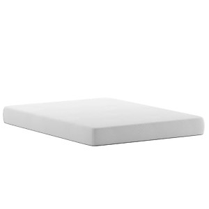 Flash Furniture Jasmine 8 Inch Green Tea Memory Foam Mattress - Charcoal Infused - Supportive Pressure Relief - CertiPUR-US Certified Foam - Queen Mattress in a Box
