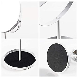 Ettori Shower Mirror Fogless for Shaving with Razor Holder, 1X and 5X Makeup Mirror Dual Sided Vanity Mirror