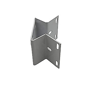 OwlCat CCTV Video Surveillance Camera Mounting Bracket Vertical Wall Corner Right Angle Plate Supporting Holder Crane Metal Black White (White Mount), 77mm(W) x 65mm(L) x 53mm(H), XM-White