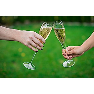 Luigi Bormioli Styles 6 oz Sparkling Wine Glasses (Set Of 2), Clear