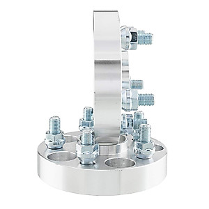 TRIBLE SIX 2PCS 5Lugs 1" 25mm Wheel Spacers 5X4 5x100mm 54.1mm Bore with 12x1.5 Studs Compatible with 2009-2017 CT200h 2003-2016 Corolla 2003-2013 Matrix 2004-2009 Prius 1998-2005 Celica