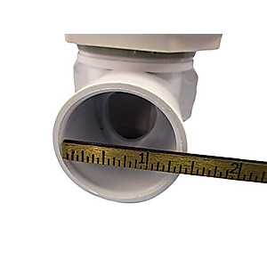 Hot Tub Spa Part Gray Waterfall Valve with (2) 3/4" Barbs