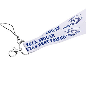 WSNANG Sorority 1948 Lanyard ID Badge Holder Greek Sorority Gift for Soror Sisters (1948 Friend ID)