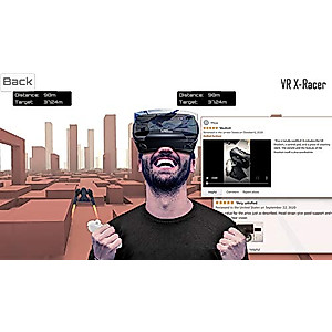 VR Headset with Controller Adjustable 3D VR Glasses Virtual Reality Headset HD Blu-ray Eye Protected Support 5~7 Inch for Phone/Android