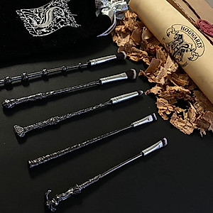 VKM BOONILO´OB Harry Inspired Makeup Brushes Set – Magical Wand Brush Collection for Women & Potter Fans