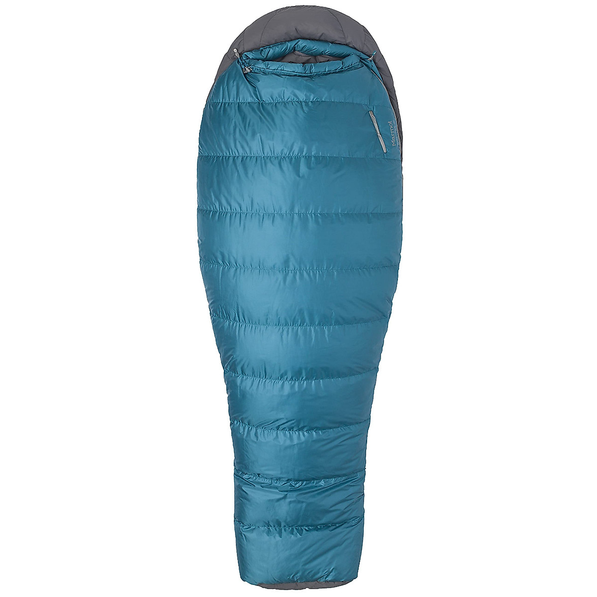 Marmot Women’s Lozen Long Mummy Sleeping Bag | Down-Filled, Lightweight, 30-Degree Rating, Late Night/Steel Onyx, Regular