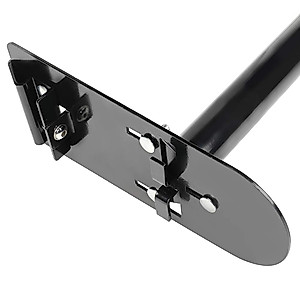 ECCPP Adjustable Van Ladder Rack Hightop 3 Bars Roof Rack fit for Chevy Express 2500 for GMC Savana with Rain Gutters Heavy-Duty Steel Pickup Truck Ladder Rack 700Lb Lumber Utility