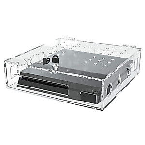 Skywin Acrylic Lock Box for PS4 Game Console - Secure and Protect Public Gaming Consoles - Compatible with Playstation, PS4 Slim, PS4 Pro