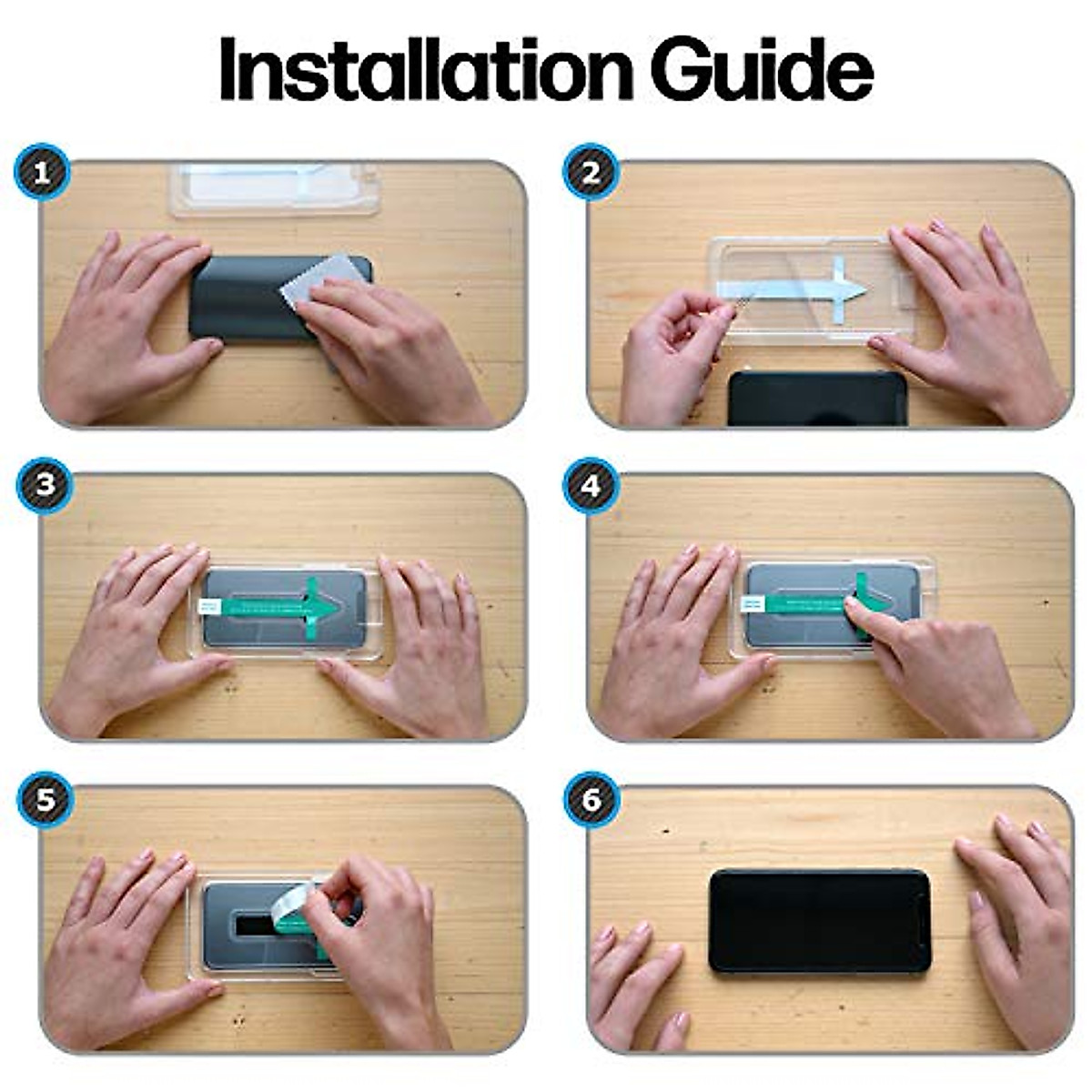 Power Theory 2-Pack Screen Protector for iPhone SE 2nd & 3rd Gen Premium Shatter Resistant Tempered Glass [9H Hardness], Easy Install, HD Clear, Bubble Free, Case Friendly, [Anti-Scratch], Anti-Smudge