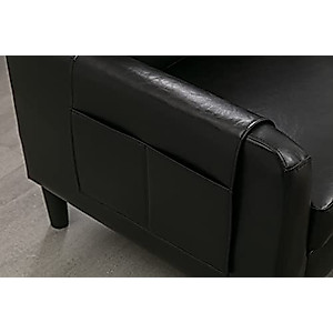 Eafurn 3 Seater Sectional Chaise Lounge and Storage,L Shaped Convertible Pull Out Bed,Comfy Velvet Upholstery Corner Sofa & Couches Button Tufted Living Room Furniture Sets, Black Soft 72.44"