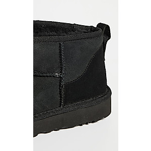 UGG Men&#039;s Classic Ultra Mini Boot, Black, 9