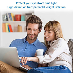 【2 Pack】 15.6 Inch Laptop Screen Protector Eye Protector Anti Blue Light Anti Glare Filter, Compatible with HP/Dell/Sony/Asus/Samsung/Lenovo/Acer/MSI/LG/Razer Blade 15.6” (Aspect Ratio 16:9) Laptop
