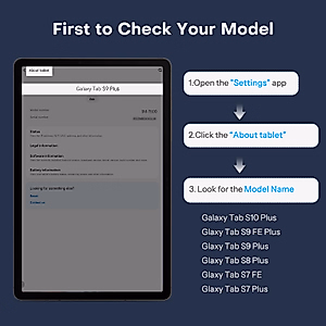 SPARIN Screen Protector for Galaxy Tab S10 Plus/S9 Plus/S9 FE Plus/S7 FE 5G/S8 Plus 12.4'', 2 Pack Tempered Glass for Samsung Galaxy Tablet S10+/S9 Plus/S7 FE