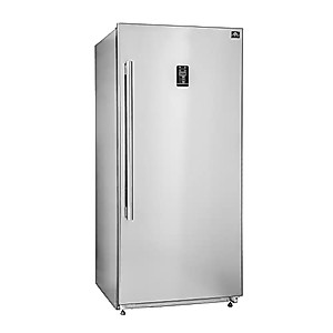 Forno Rizzuto 32" Inch W. Dual Refrigerator or Freezer Combo Right Side Door with 13.8 Cubic Ft. - Frost Free Built in or Freestanding and Interchangeable Design