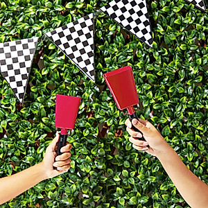 BLUE PANDA 2 Pack 9-inch Cowbells for Sporting Events, Percussion Noise Makers with Handle for Football Games, Stadiums (Red) - Cow Bells Noise Makers - Cowbell with Handle - Sports Cow Bell